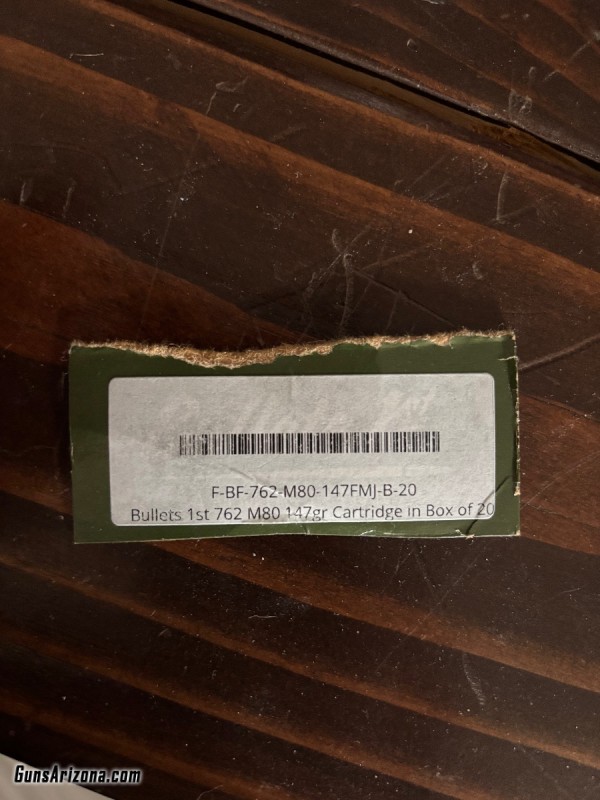 762 m80 | Ammunition | Peoria | Guns Arizona Classifieds - Buy Sell ...