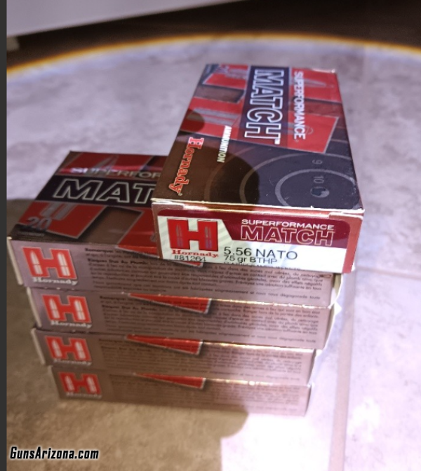 Hornady Match Performance AR-15 Hollow Points | Ammunition | Surprise | Guns Arizona Classifieds ...
