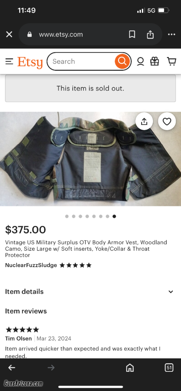 Bullet proof best Kevlar 400$ obo no sweat stains or smells | Tactical ...