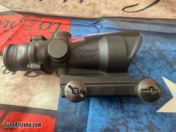 TRIJICON ACOG 4X32 RED CHEVRON .223 | Optics | Scottsdale | Guns ...
