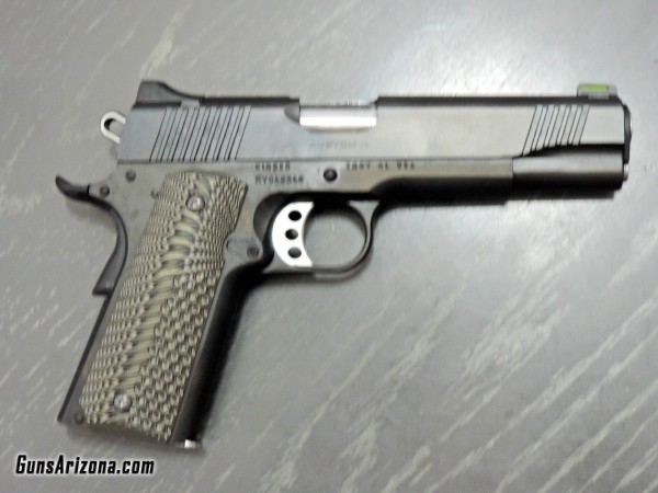 Kimber Custom ll 1911 45apc fiber optic front sight 5" barrel 8 rounds ...