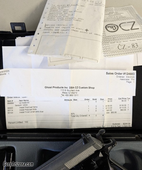 **CZ 83~.380acp Trade for CZ Shotgun | Firearms | Casa Grande | Guns ...