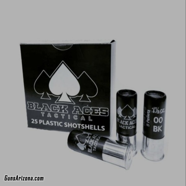 Black Aces Tactical 250rd Case 00 Buckshot 1425 FPS | Ammunition ...