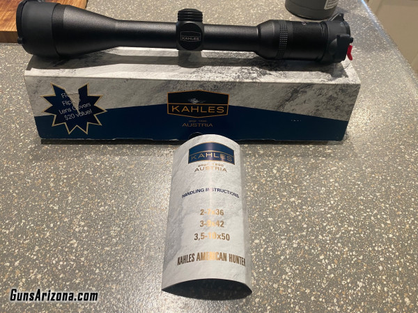 Kahles Scope 3-9 x 42 TDS reticle | Optics | Mesa | Guns Arizona ...